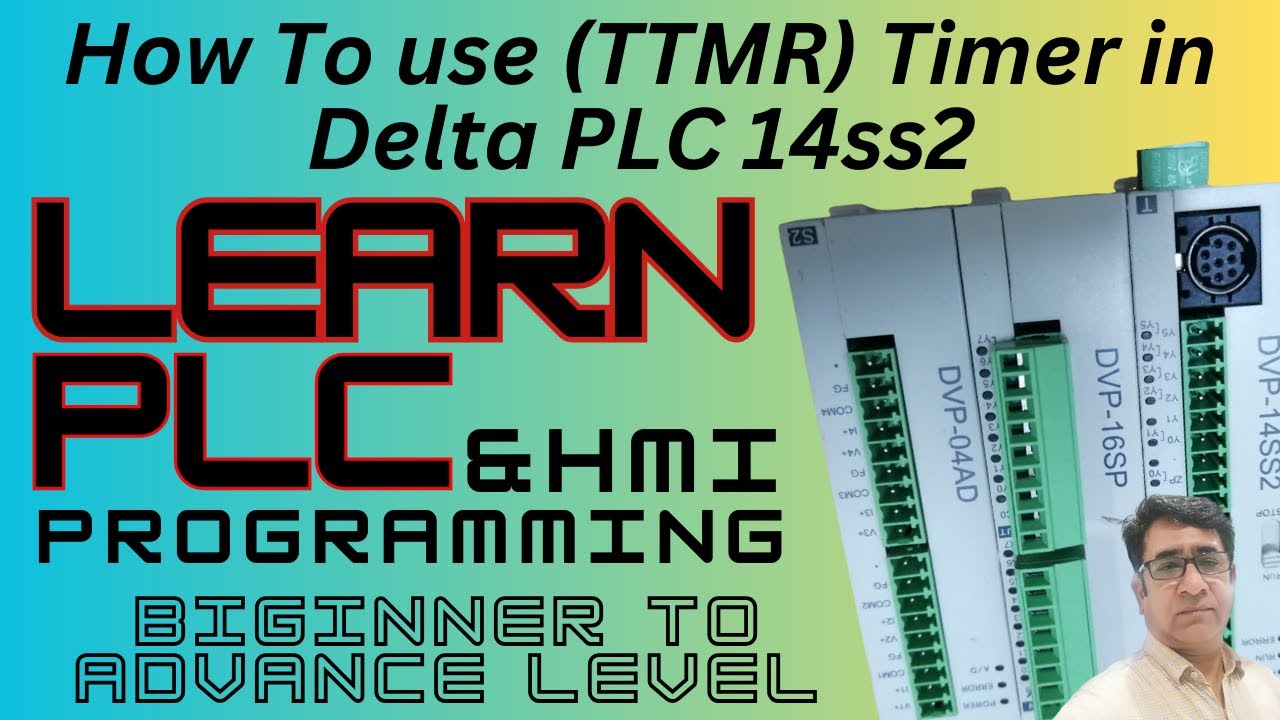 how to use (TTmr ) Timers in delta plc - YouTube