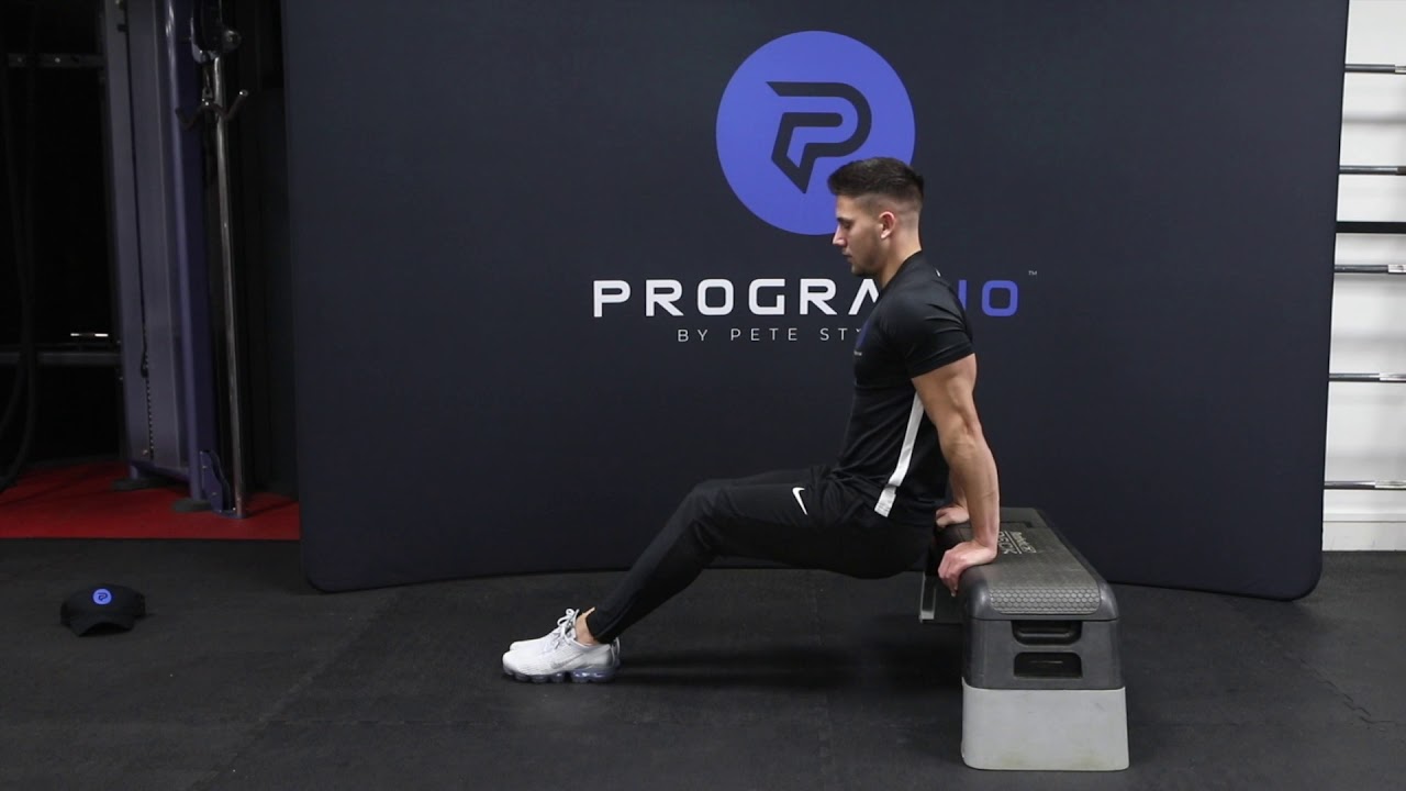 PROGRAM 10 BENCH DIPS - YouTube