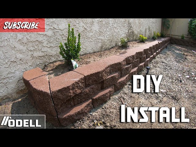 Building A Retaining Wall Planter DIY Retaining Wall Planter With