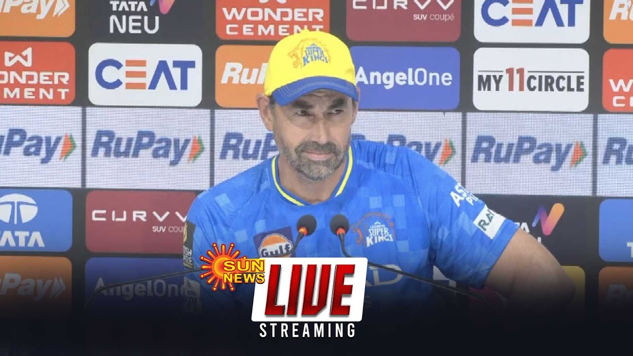 🔴LIVE: CSK Coach Stephen Fleming Press Meet | CSK VS SRH | IPL 2025 ...