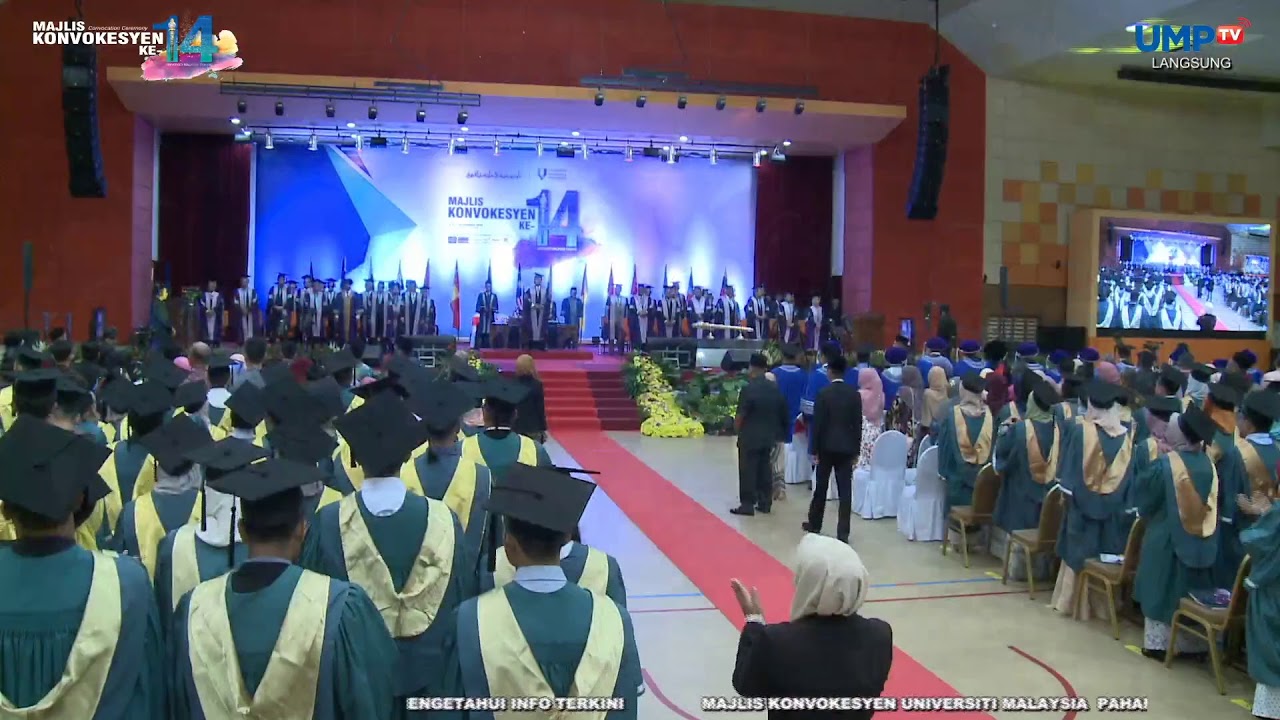 Majlis Konvokesyen UMP Ke-14 2019 (Sidang kedua) - YouTube