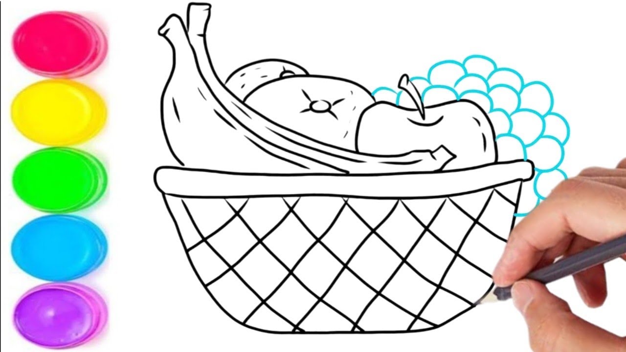 How To Draw Fruits Drawing Very Easy|| Fruits Drawing Easy Step By Step ...