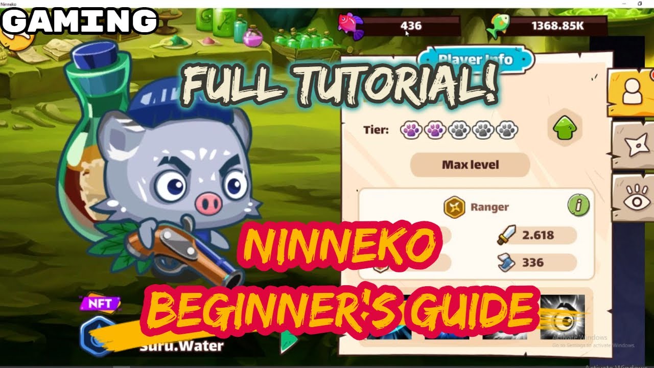 NINNEKO GUIDE | FULL TUTORIAL FOR BEGINNERS | HOW TO PLAY? [FILIPINO ...