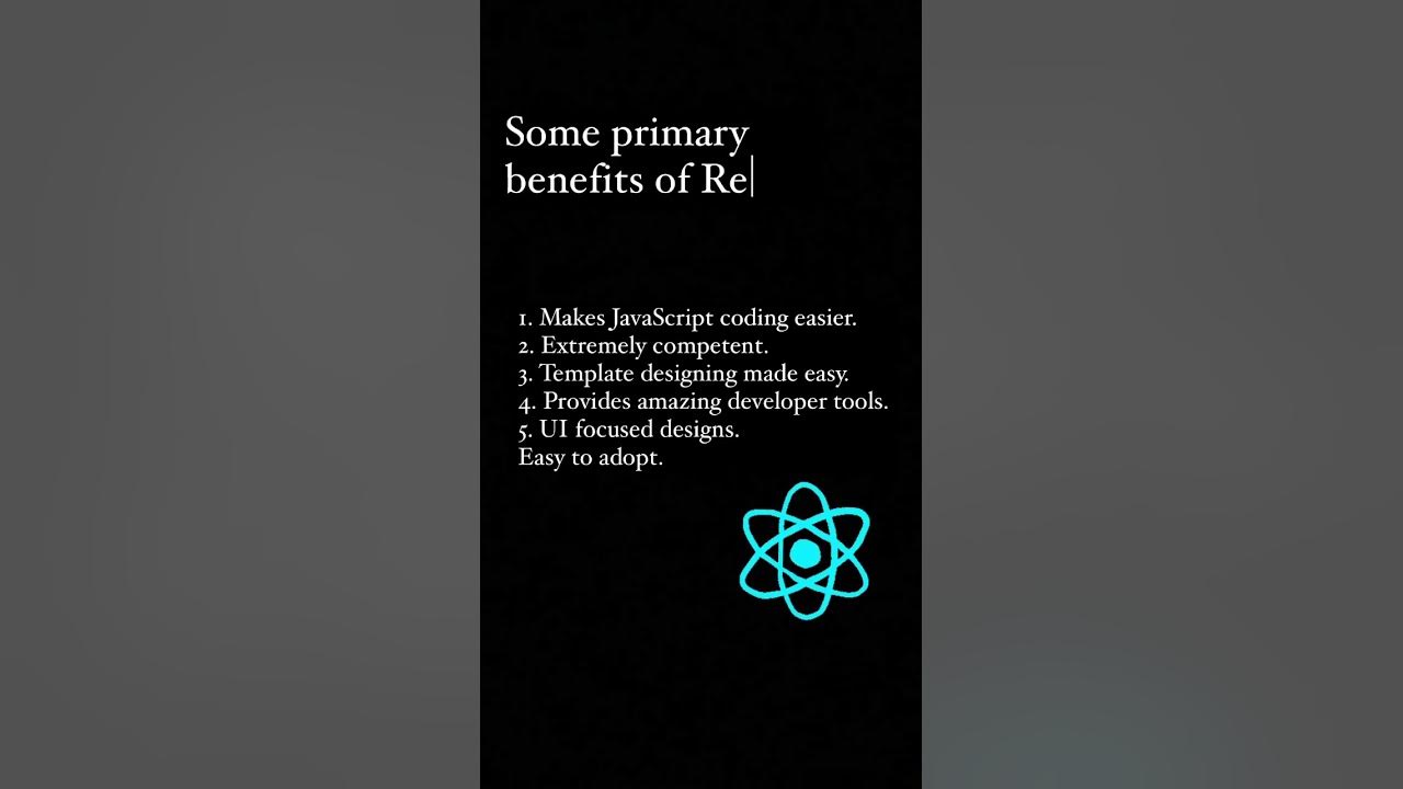 React JS | Benefits of reactjs | Advantages of React js #youtubeshorts #reactjs #javascript # ...