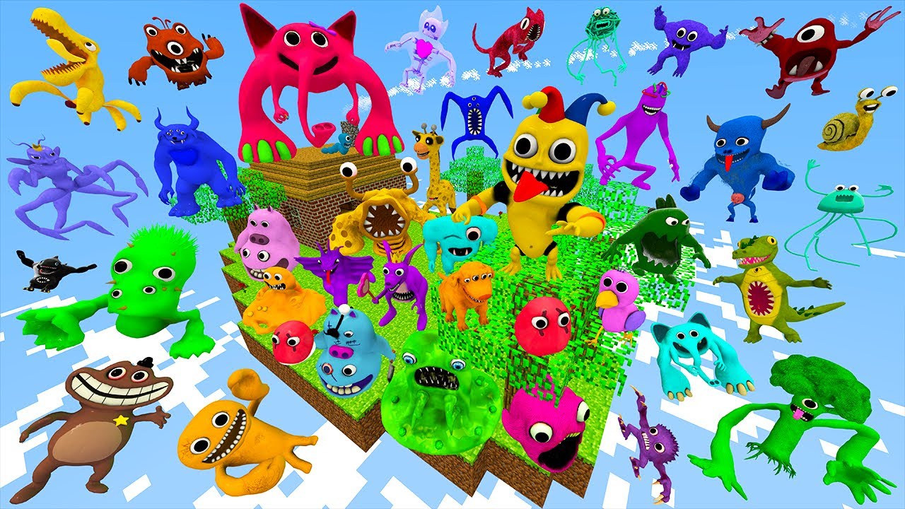 🌤 ALL GARTEN OF BANBAN 1-4 SPARTAN KICKING | SKY MINECRAFT in Garry's Mod! - YouTube