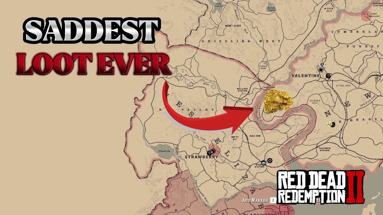 Very sad place with loot & a unsolved mystery in - RDR2 - YouTube