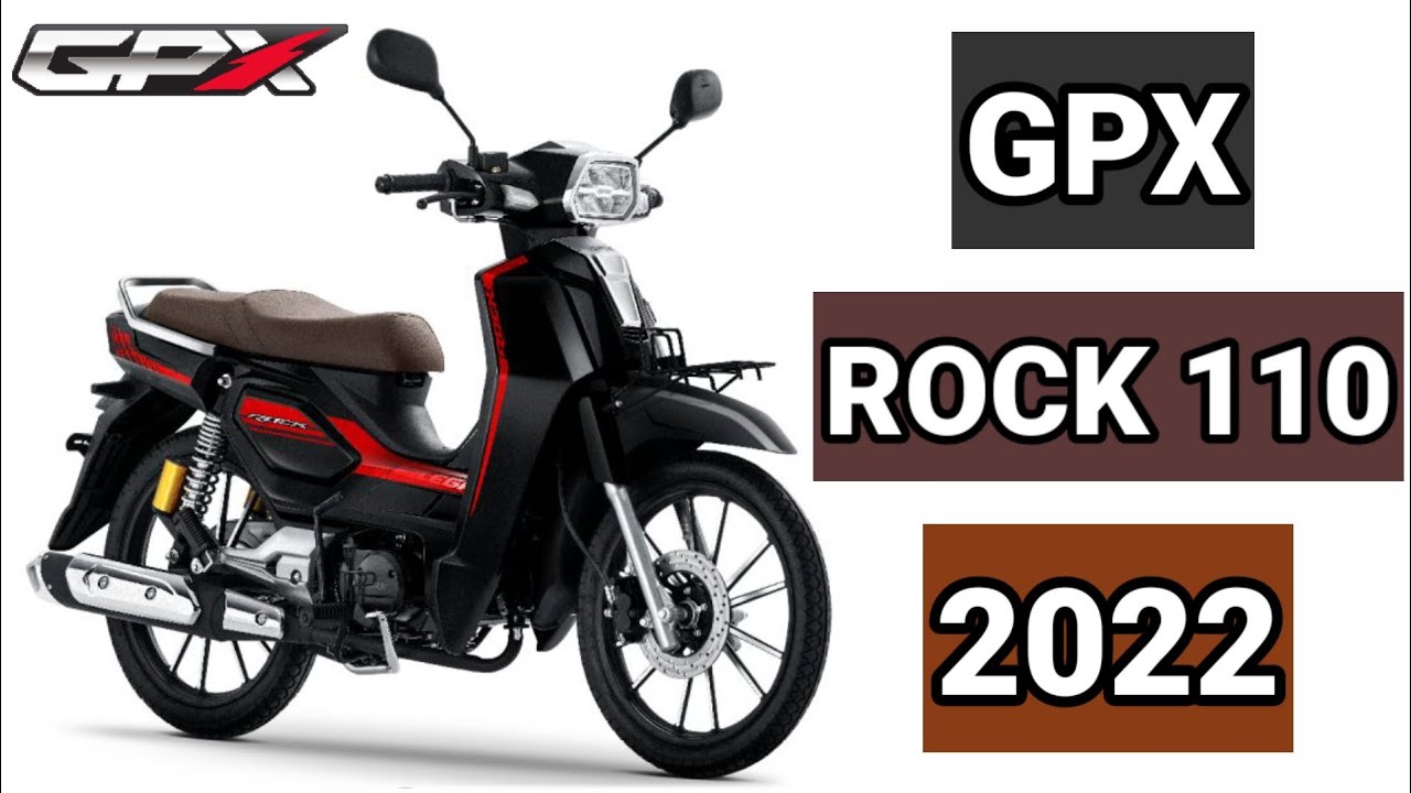 GPX ROCK 110 2022 PRICE TECHNICAL DESIGN AND COLORS - YouTube