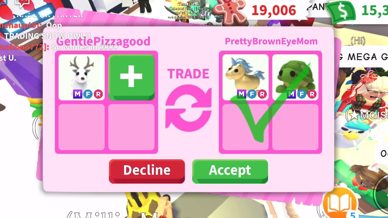 An unedited video of me getting amazing offers in Roblox adopt me part ...