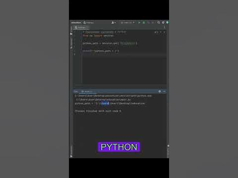 Переменные окружения в Python #qa #aqa #автотесты - YouTube