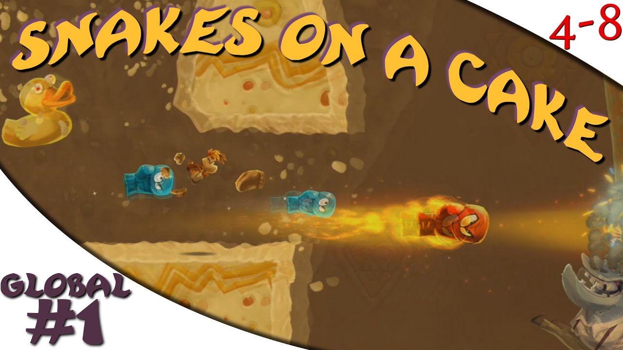 Rayman Legends: 3-4 Snakes on a Cake Invaded 26"06 PS4 (death_unites_us ...