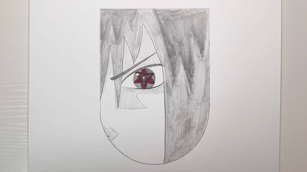 How to Draw Sasuke’s Eternal Mangekyo Sharingan || Easy Step-by-Step ...