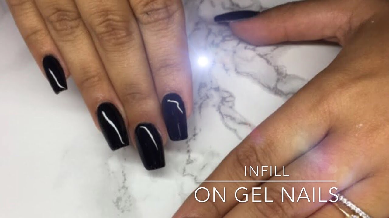 Infill on Gel Nails - Crispynails ♡ - YouTube