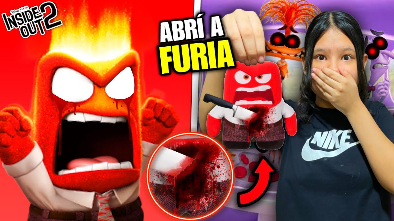😱NO CREERÁS LO QUE ENCONTRÉ EN UN PELUCHE DE FURIA DE *INTENSAMENTE 2 ...