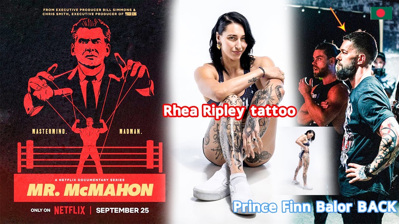 Rhea Ripley tattoo দেখে Jey uso👀Prince Finn Balor BACK ! Vince McMahon ...