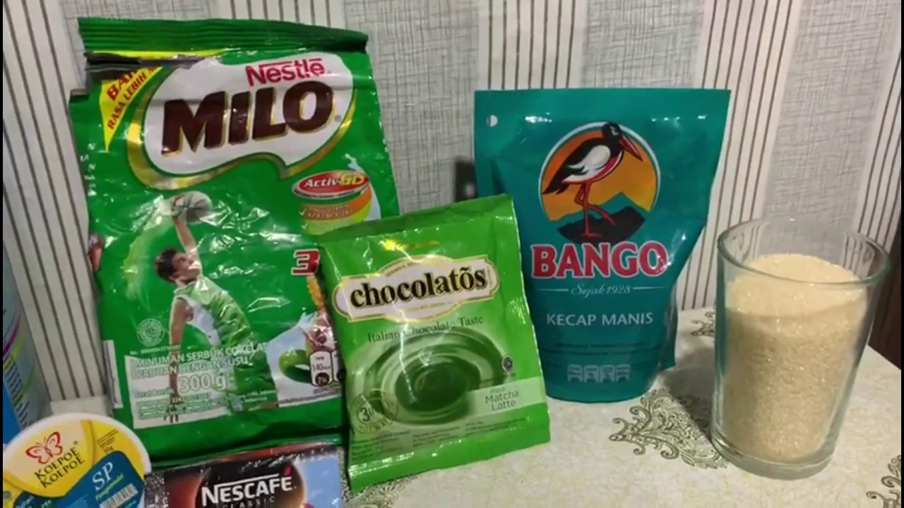 Cara Membuat || Dalgona Coffe Milo Matcha - YouTube