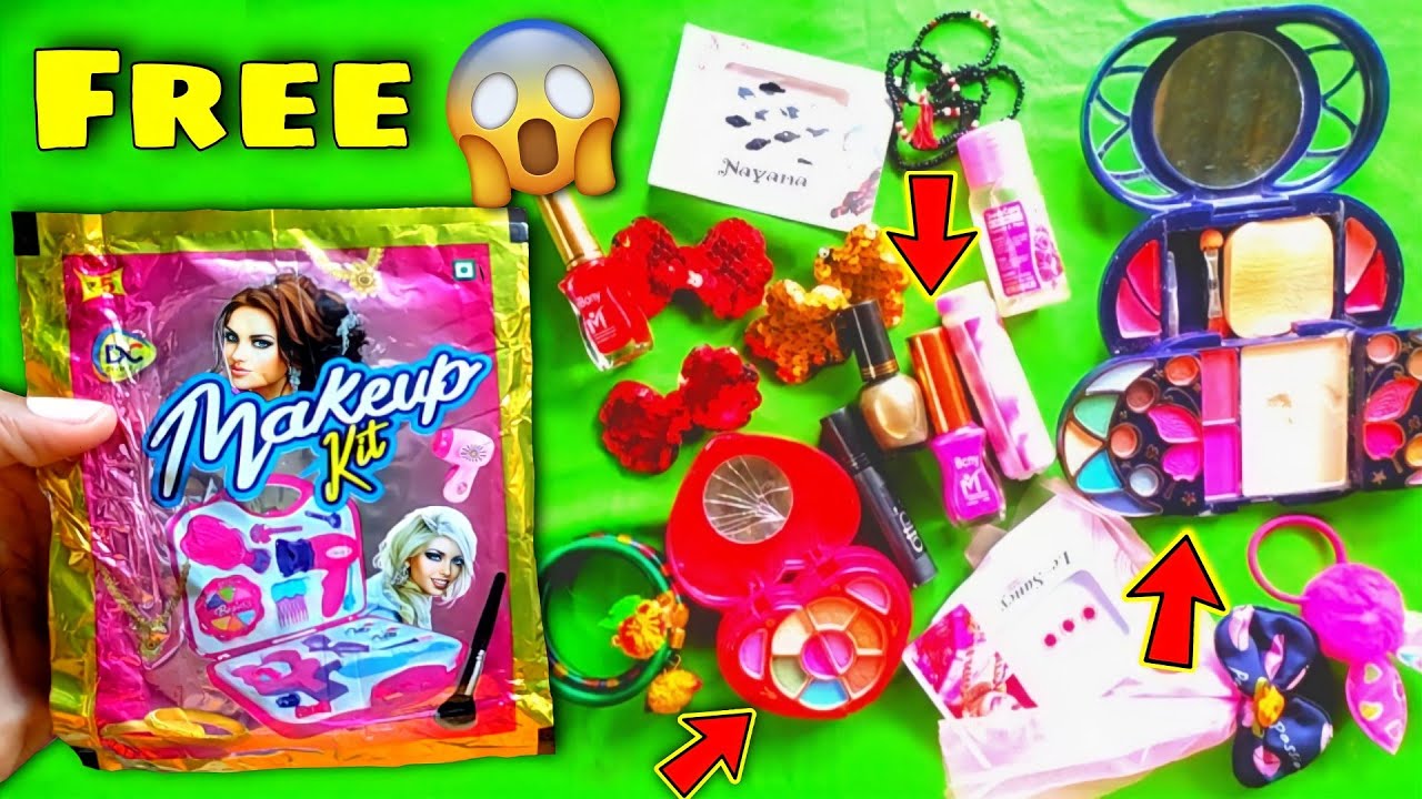 😱Makeup Box Snacks Unboxing |Snacks unboxing free gift inside | Snacks ...