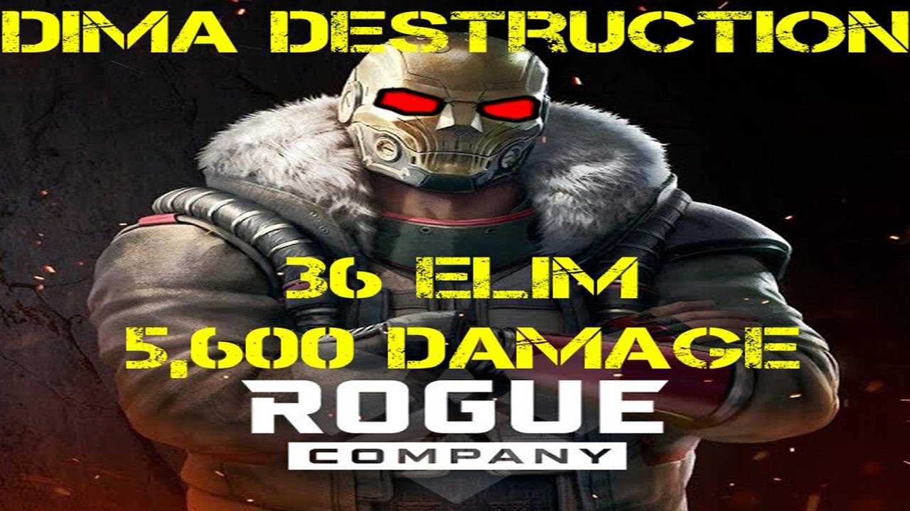 DIMA DESTRUCTION 36 ELIM 5,600 DAMAGE - Rogue Company Dima Gameplay ...