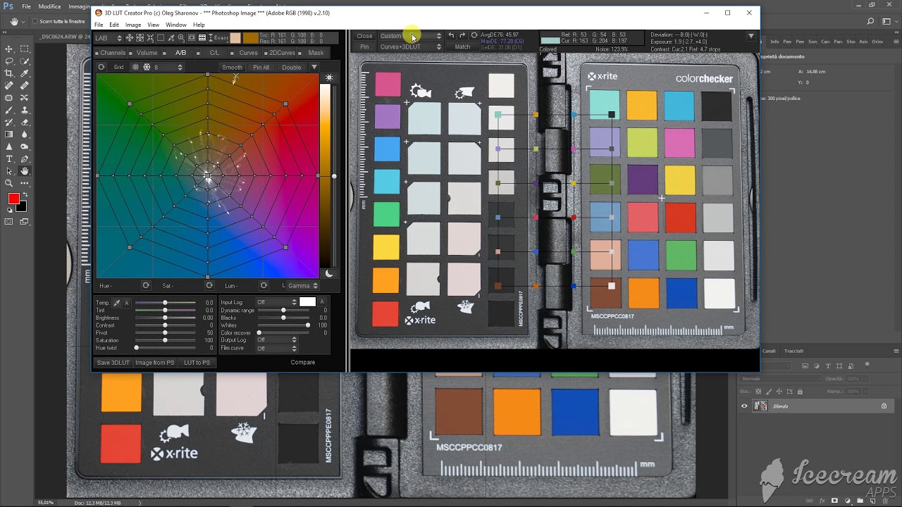 Creating custom lens color casting with 3d lut creator and photoshop ...