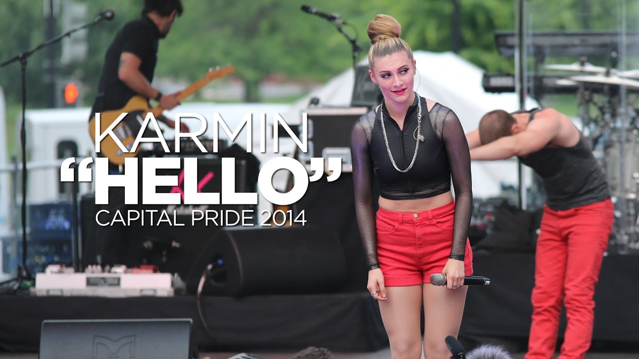 Karmin Performs "Hello" at the 2014 Capital Pride Festival - YouTube