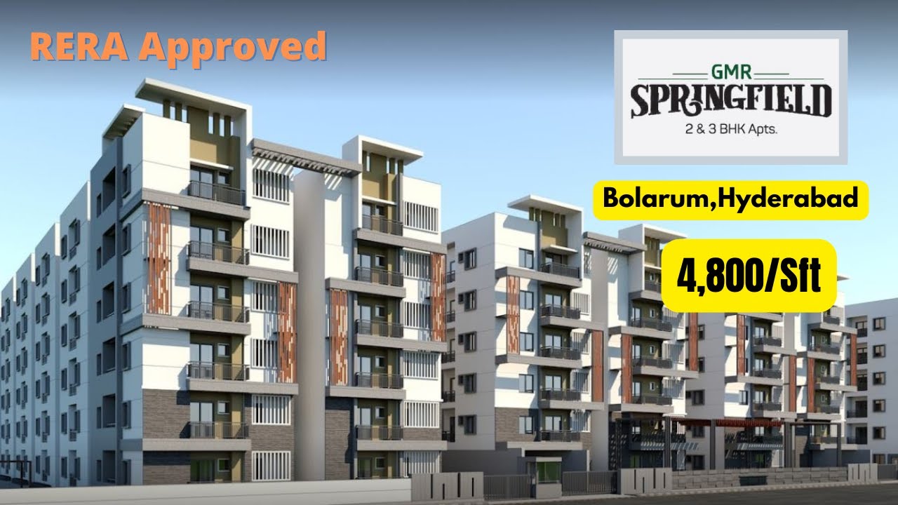 GMR SPRINGFIELD | Gated Community | G+5 Floors | 2&3 BHK Flats | 4800 ...