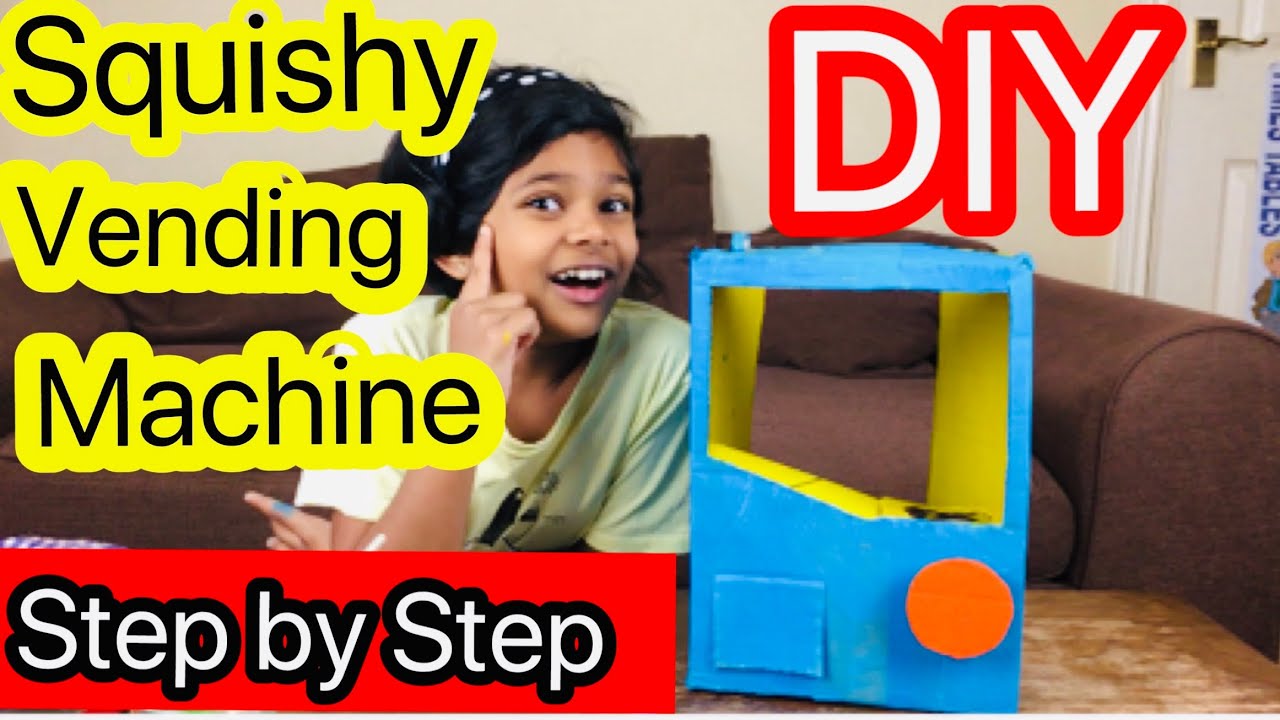 DIY Squishy Vending Machine | Step by Step | Part 1 | TisyaBox - YouTube