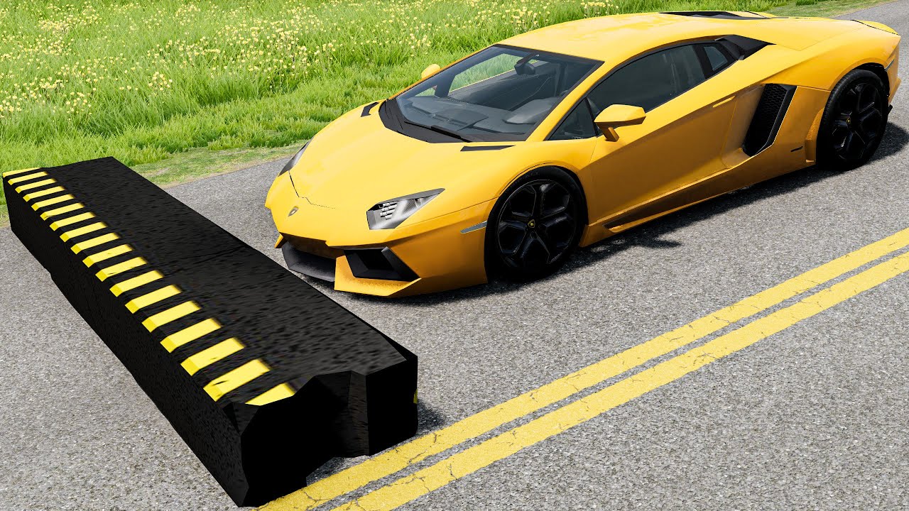 Cars vs Ledge #4 – BeamNG.Drive - YouTube