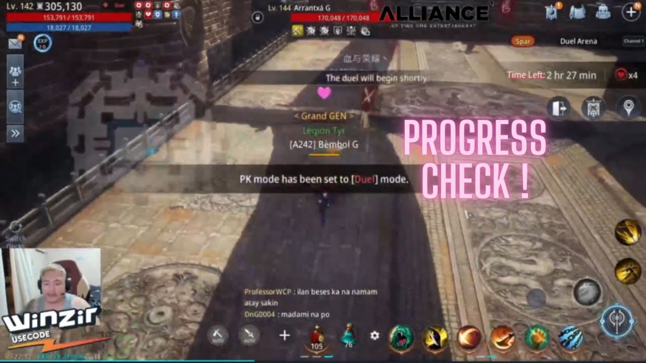 MIR4 - PROGRESS CHECK, FUNNY FRIENDLY DUEL | BEMBOL G VS ARRANTXA G ...