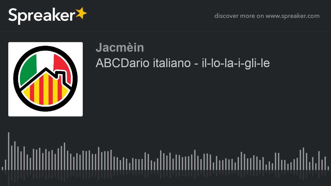 ABCDario italiano - il-lo-la-i-gli-le - YouTube