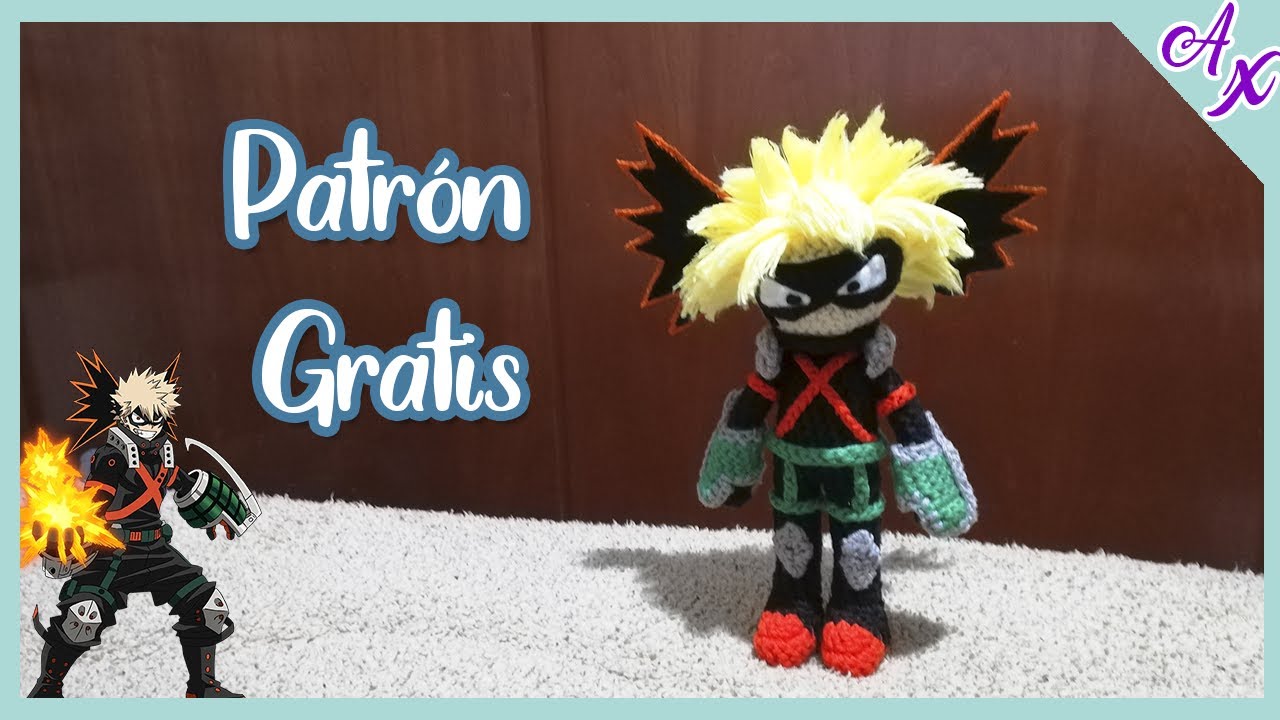 💥 Bakugou Katsuki (My Hero Academia) | Tutorial amigurumi paso a paso ...