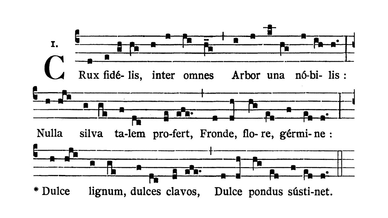 Crux fidelis - YouTube
