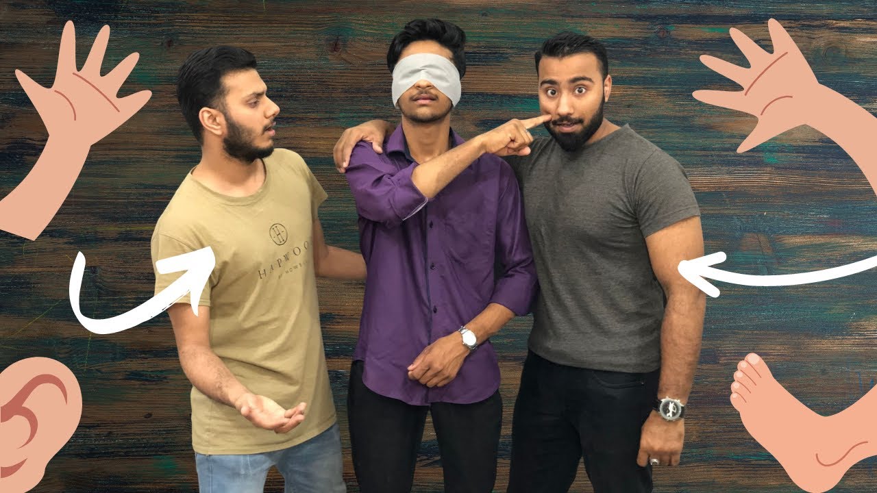 Touch And Guess My Body Part Challenge || Blindfold Challenge || Rock ...