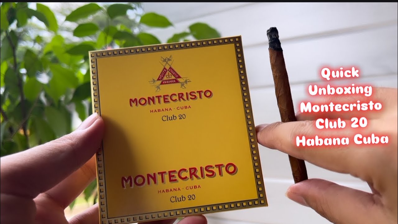 Quick Unboxing Cigar MONTECRISTO CLUB 20 🇨🇺 - YouTube