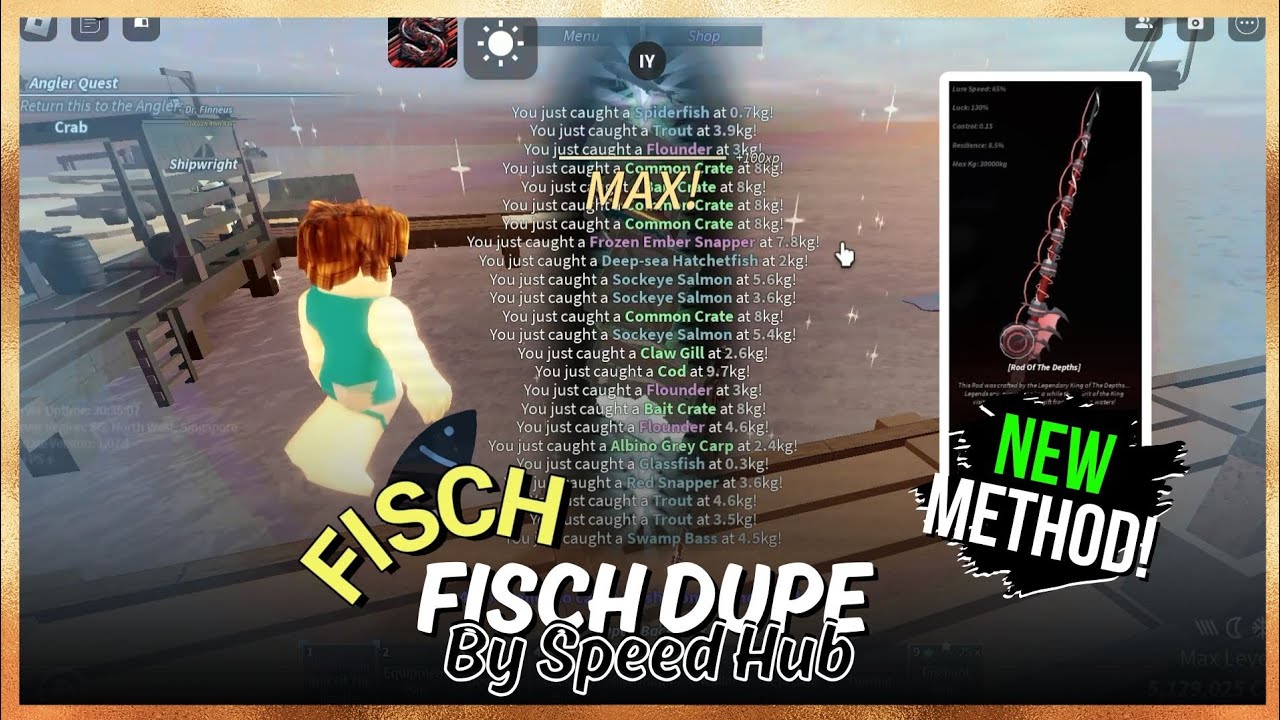 FISCH DUPE New ROTD Ghost Method! | Get Rich Faster With This! - Fisch ...