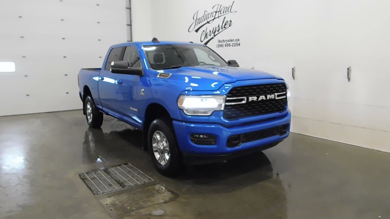2022 2022 Ram 3500 Big Horn Blue - YouTube