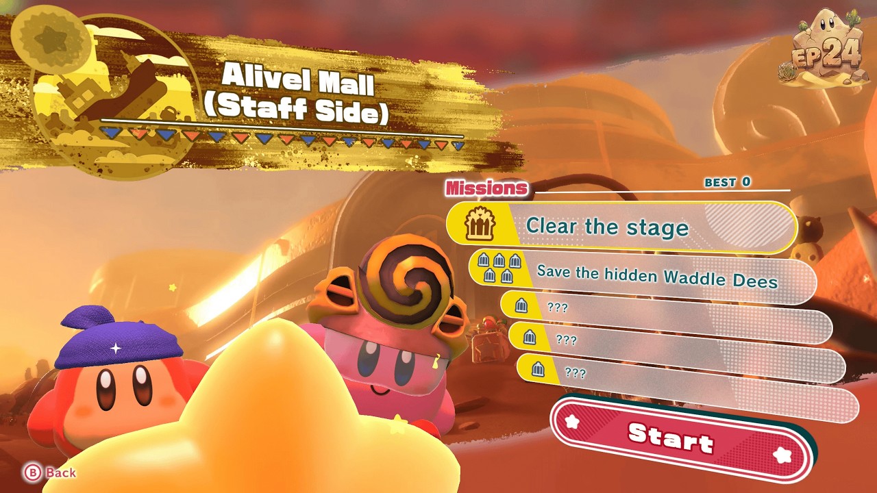 Kirby and the Forgotten Land - Alivel Mall (Staff Side) | Episode 24 ...