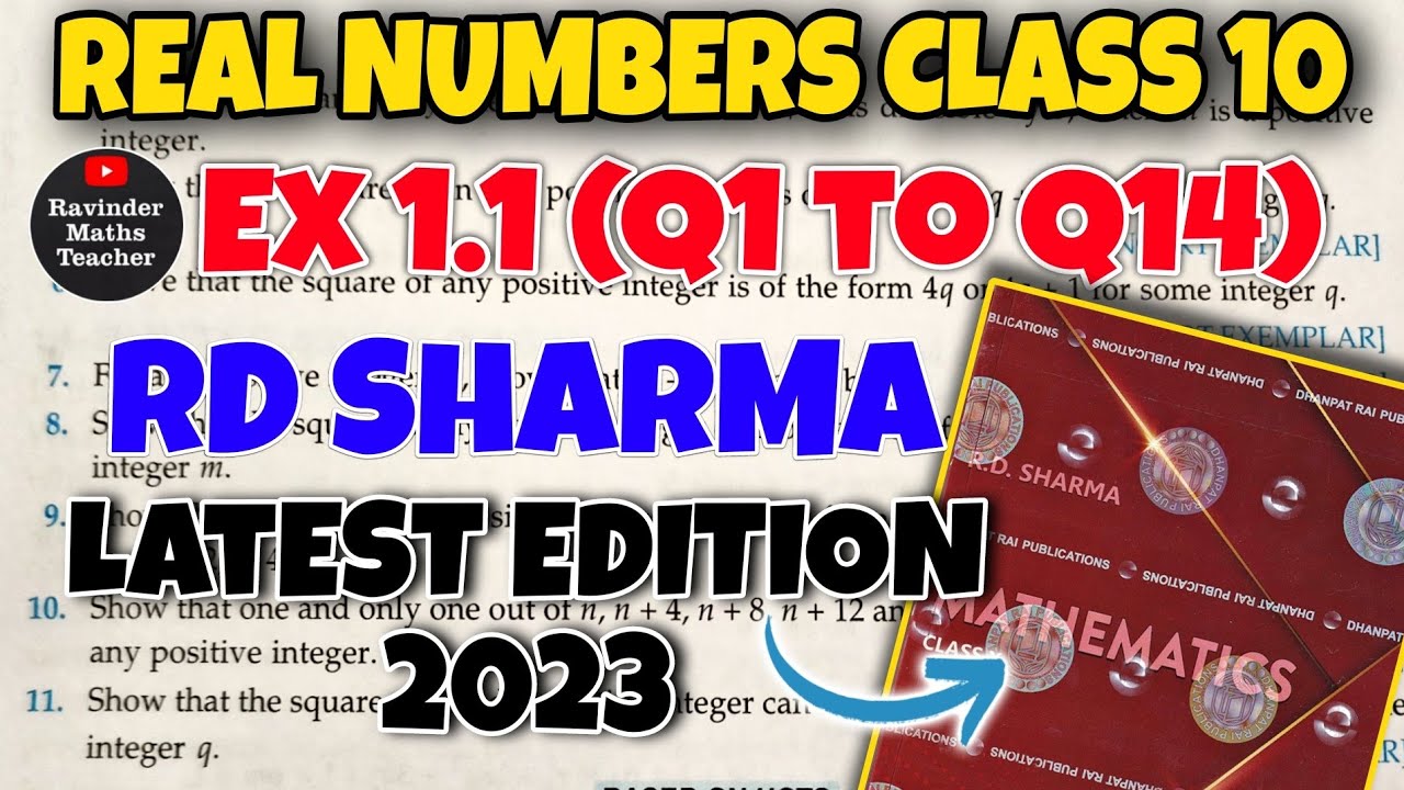 RD Sharma Class 10 Solutions Chapter 1 Real Numbers Ex 1.1 Q1 to Q14 ...