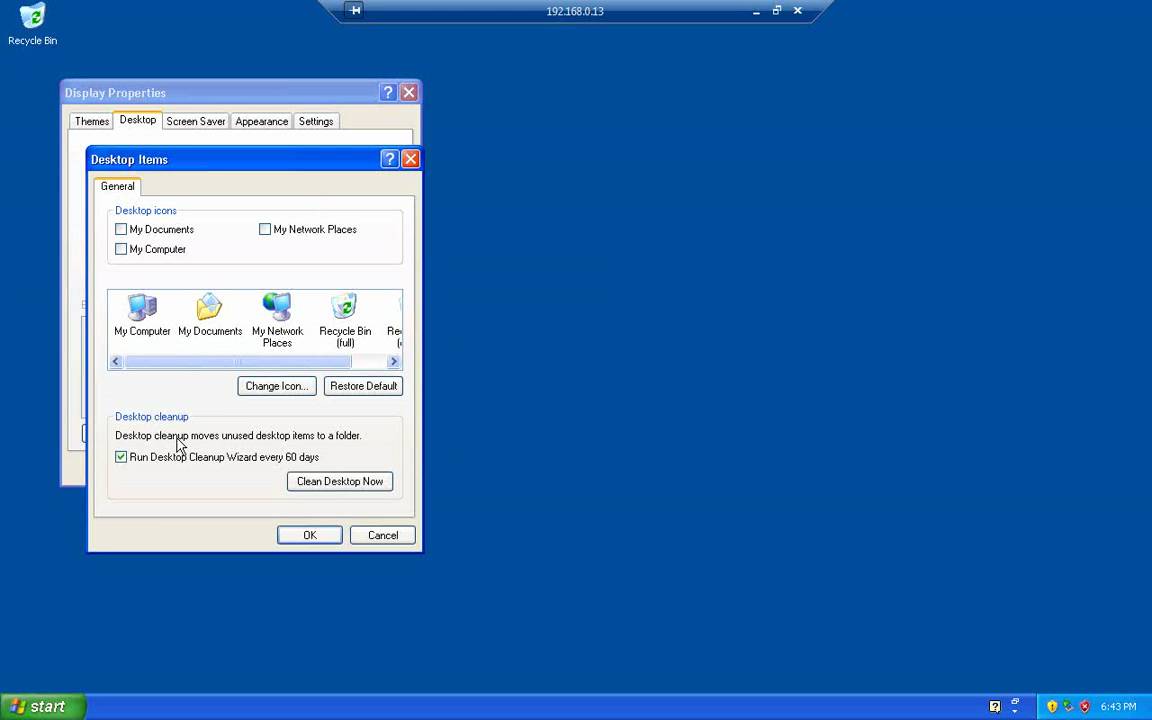 Windows XP adding back desktop icons.wmv - YouTube