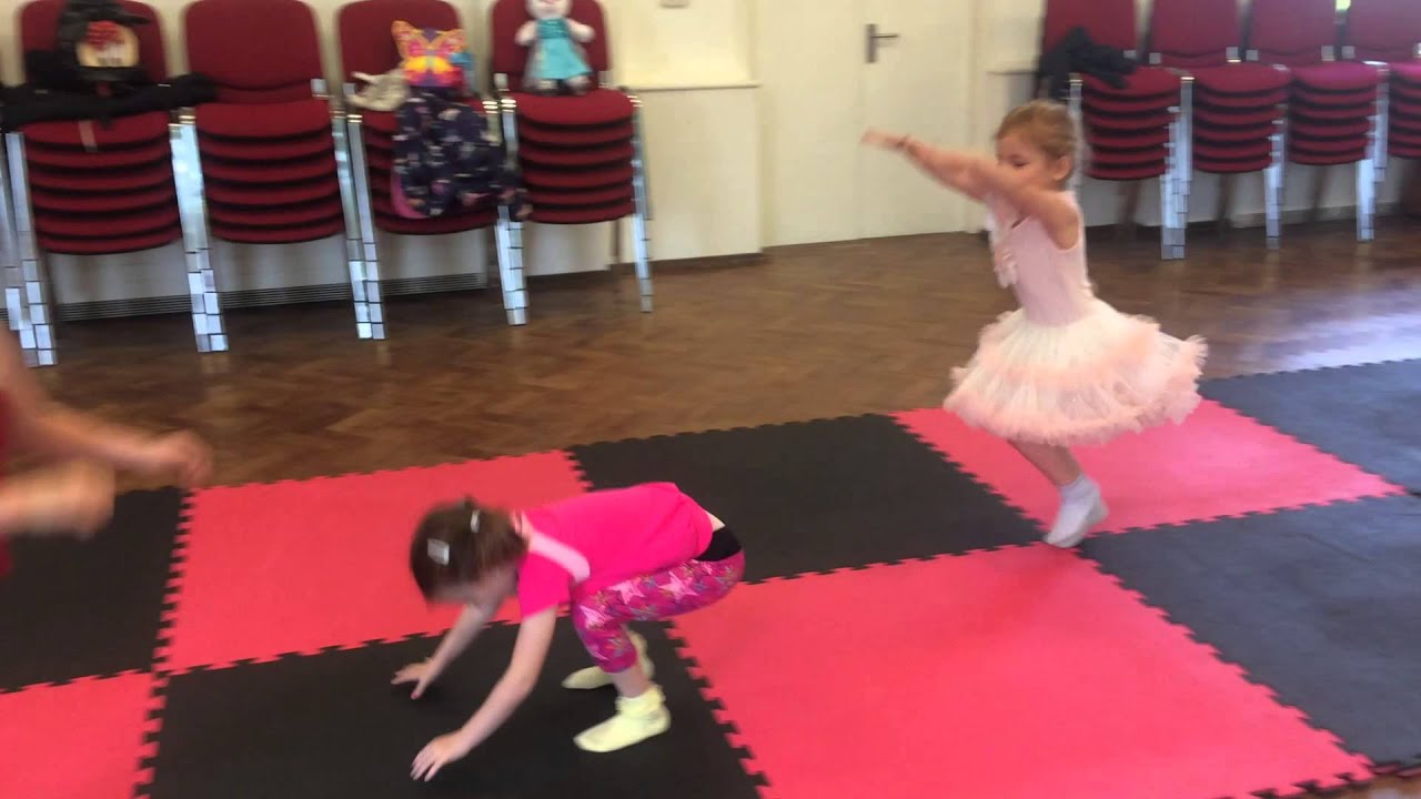 Gymnastics forward roll practice - YouTube