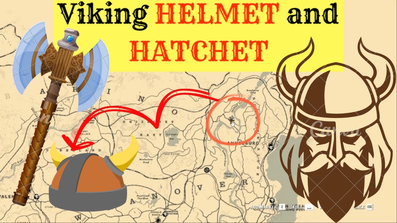 Rarest😲 VIKING Helmet and Hatchet in Red Dead Redemption 2 #rdr2 # ...