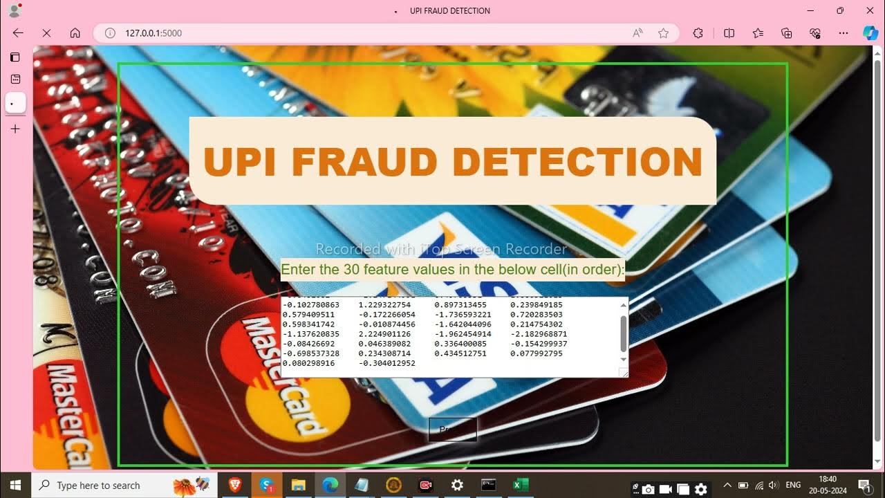 UPI Fraud Detection through Machine Learning and Flask Framework ...
