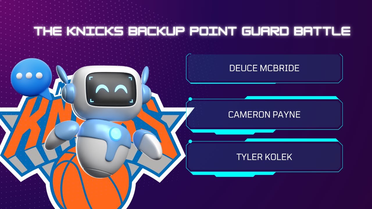 The Knicks Backup Point Guard Battle - YouTube