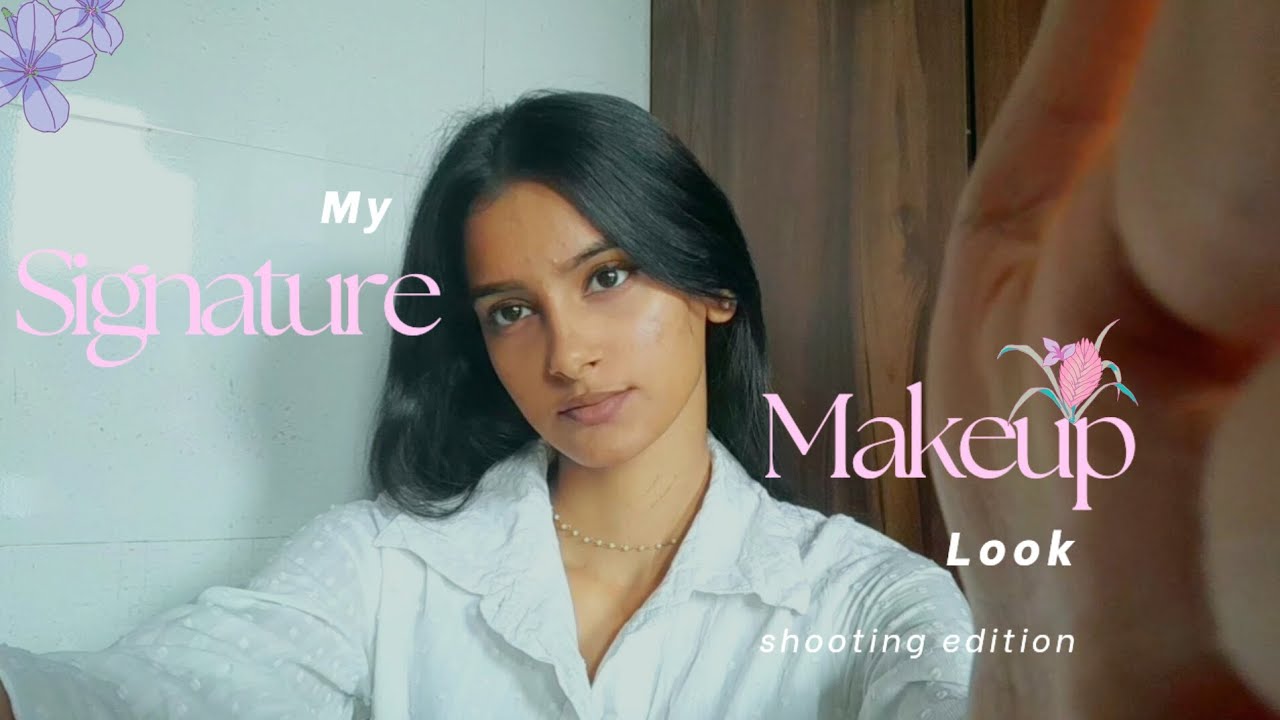 My signature makeup look 🌸, makeup tutorial , step by step makeup, my ...