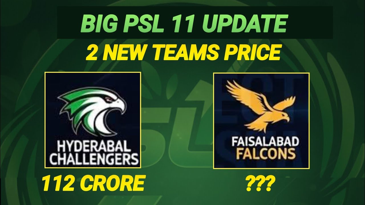 PSL 2026 | 2 new teams in PSL 11 Price revealed - YouTube