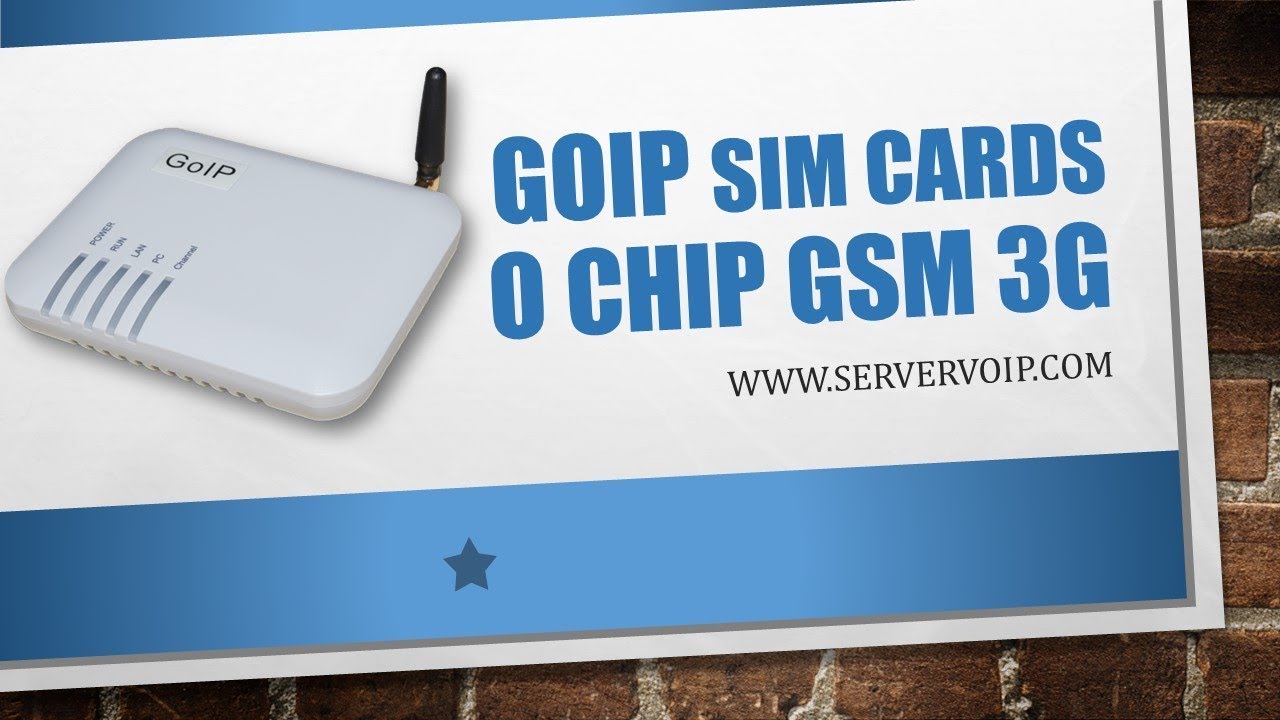 GOIP para SIM CARDS o CHIP GSM 3G para Conectar con Plataforma ...