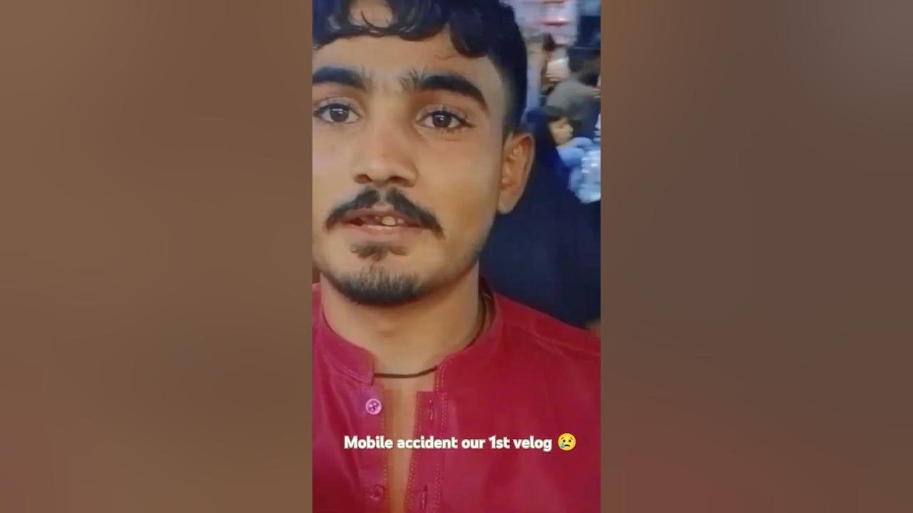Our first velog with mobile accident 😢 #vlog #acoupledaysinmylife #aestheticسنڌي #funny # ...