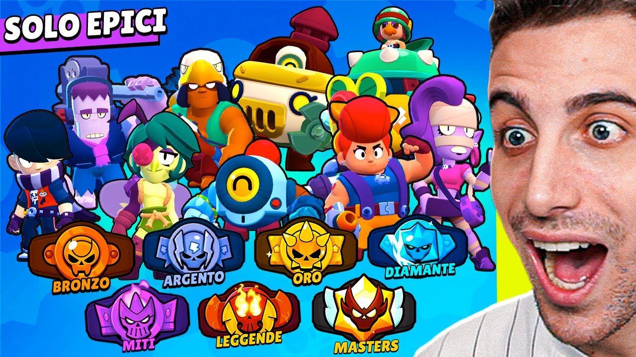 Gioco con SOLO Brawler EPICI in RANKED! Brawl Stars ITA! - YouTube