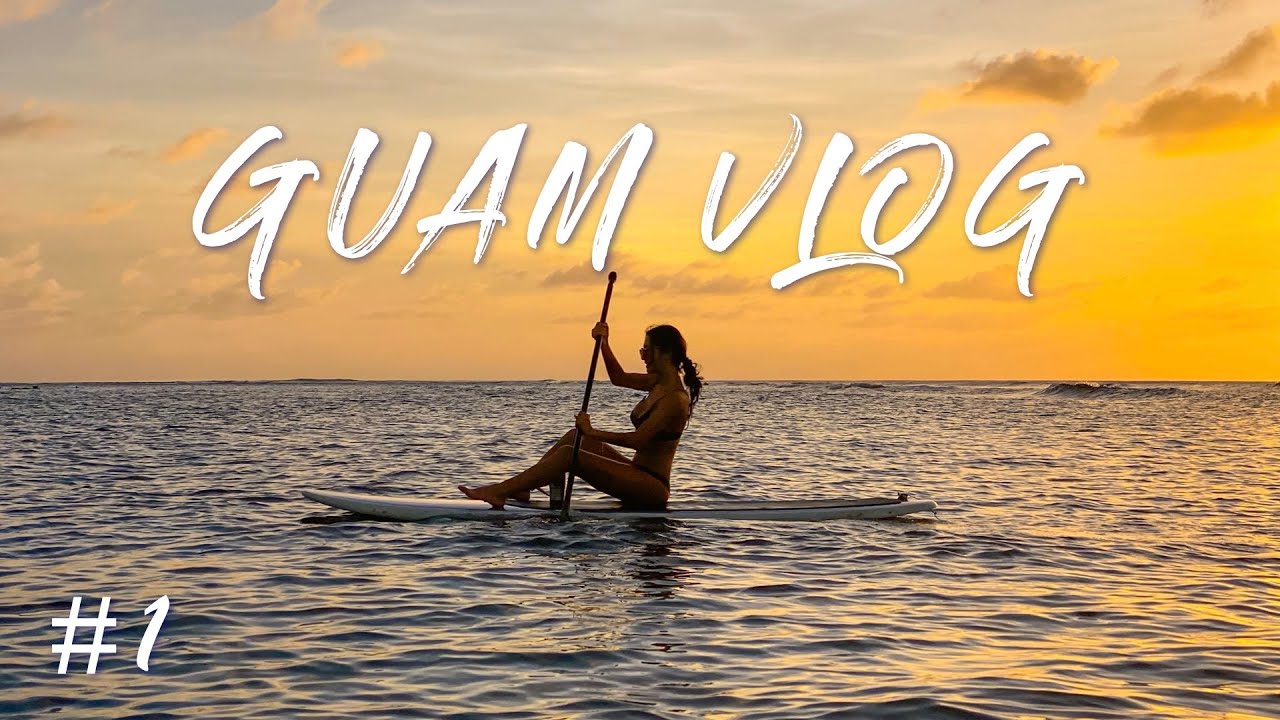 🇬🇺GUAM #VLOG1 _다시,여기 괌바닷가 / 랜선여행 함께가요 / 괌생충 - YouTube