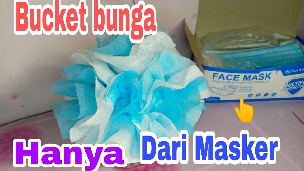 Ide kreatif bunga dari Masker / creative flower ideas From masks - YouTube
