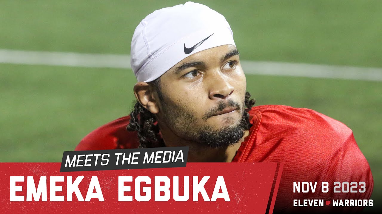 Emeka Egbuka discusses what he went through with his injury, returning ...