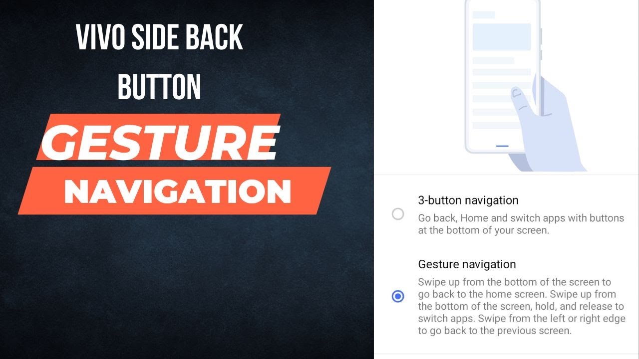 How to enable vivo mobile side back button/vivo ma side back button ka ...